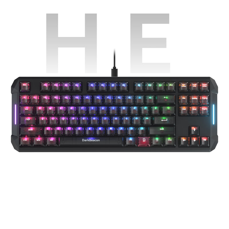 DarkBeacon Flux 87 TKL 80% Hall Effect Magnetic Switch Gaming Keyboard ...